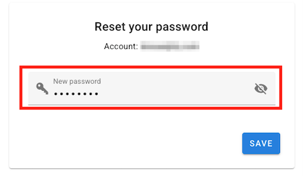 Reset Dashboard User Password – IIJ America Inc