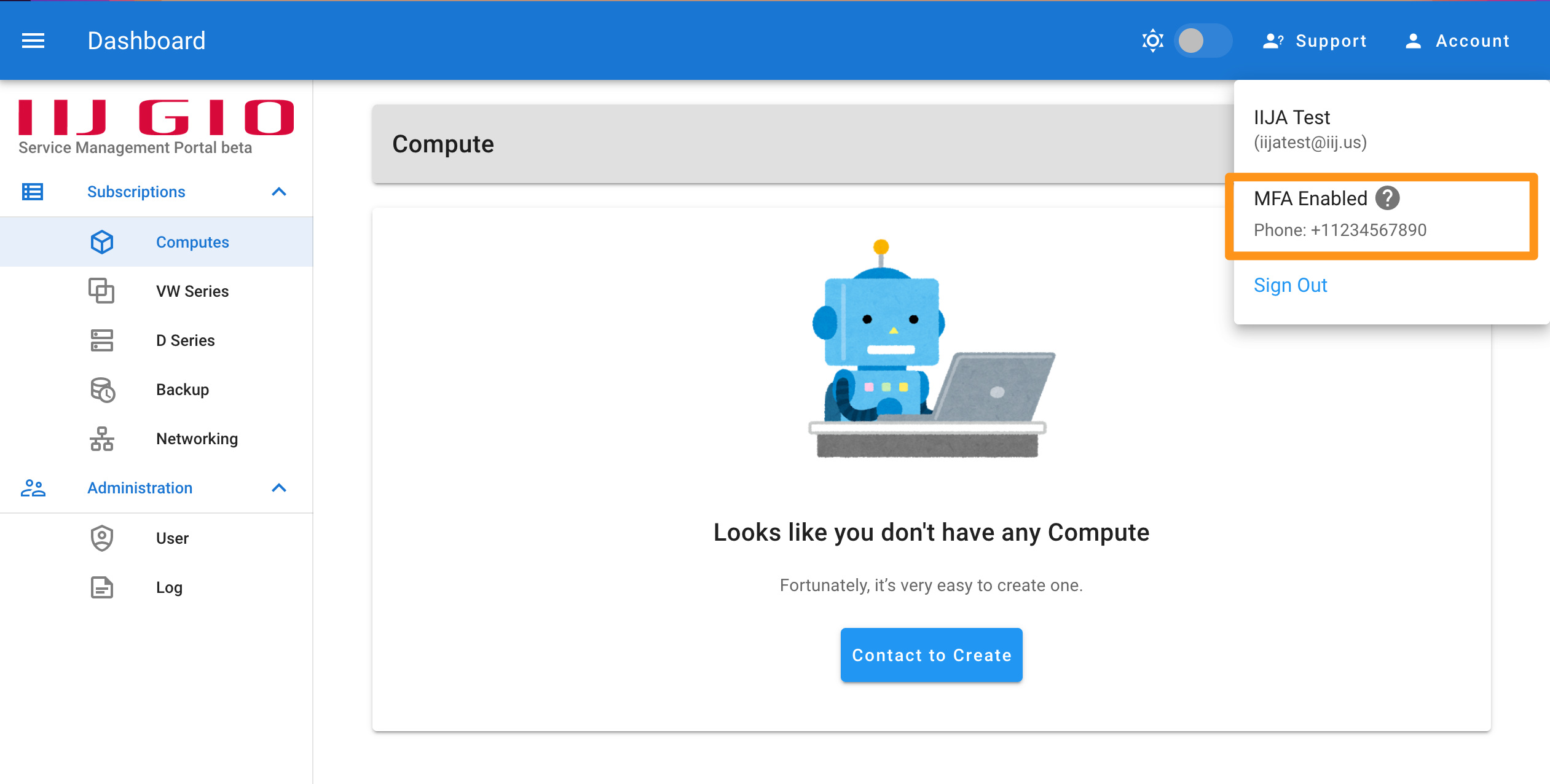 MFA (Two Factor Authentication) setup guide – IIJ America Inc